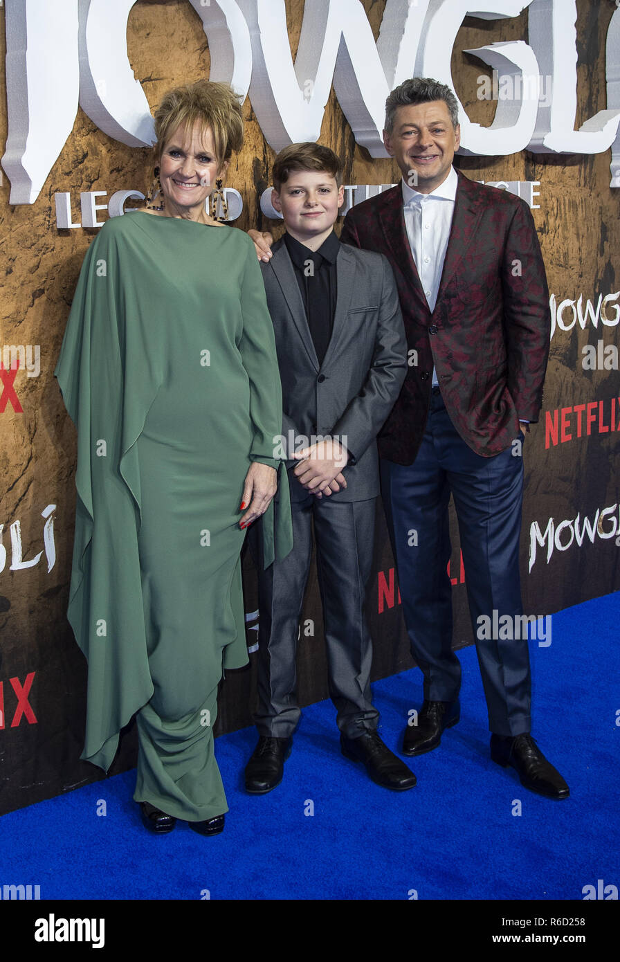 London, UK. 4th Dec, 2018. Lorraine Ashbourne, Louis Ashbourne Serkis ...