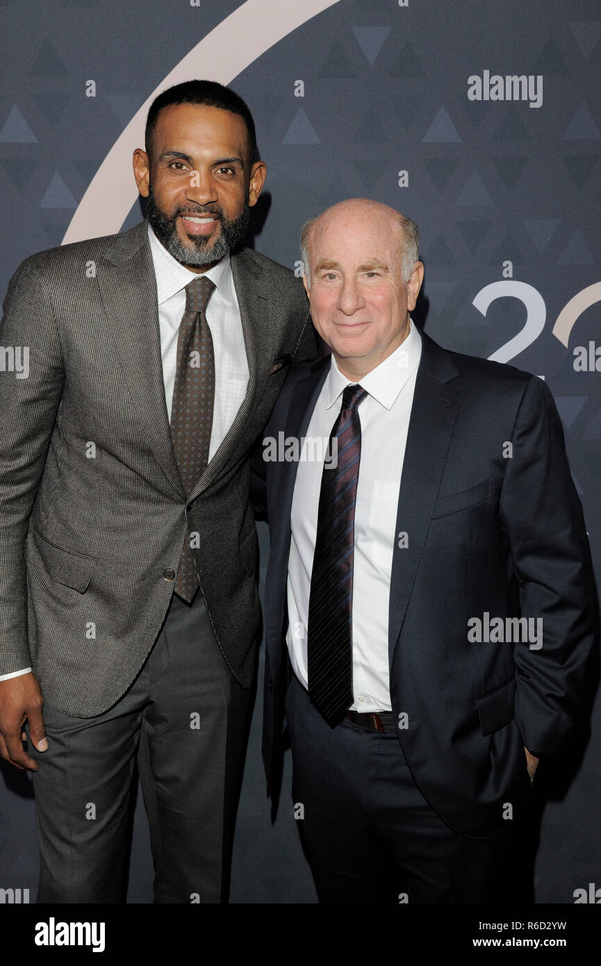 NEW YORK, NY - DECEMBER 4: Grant Hill and Jon Epstein attend the 32nd ...