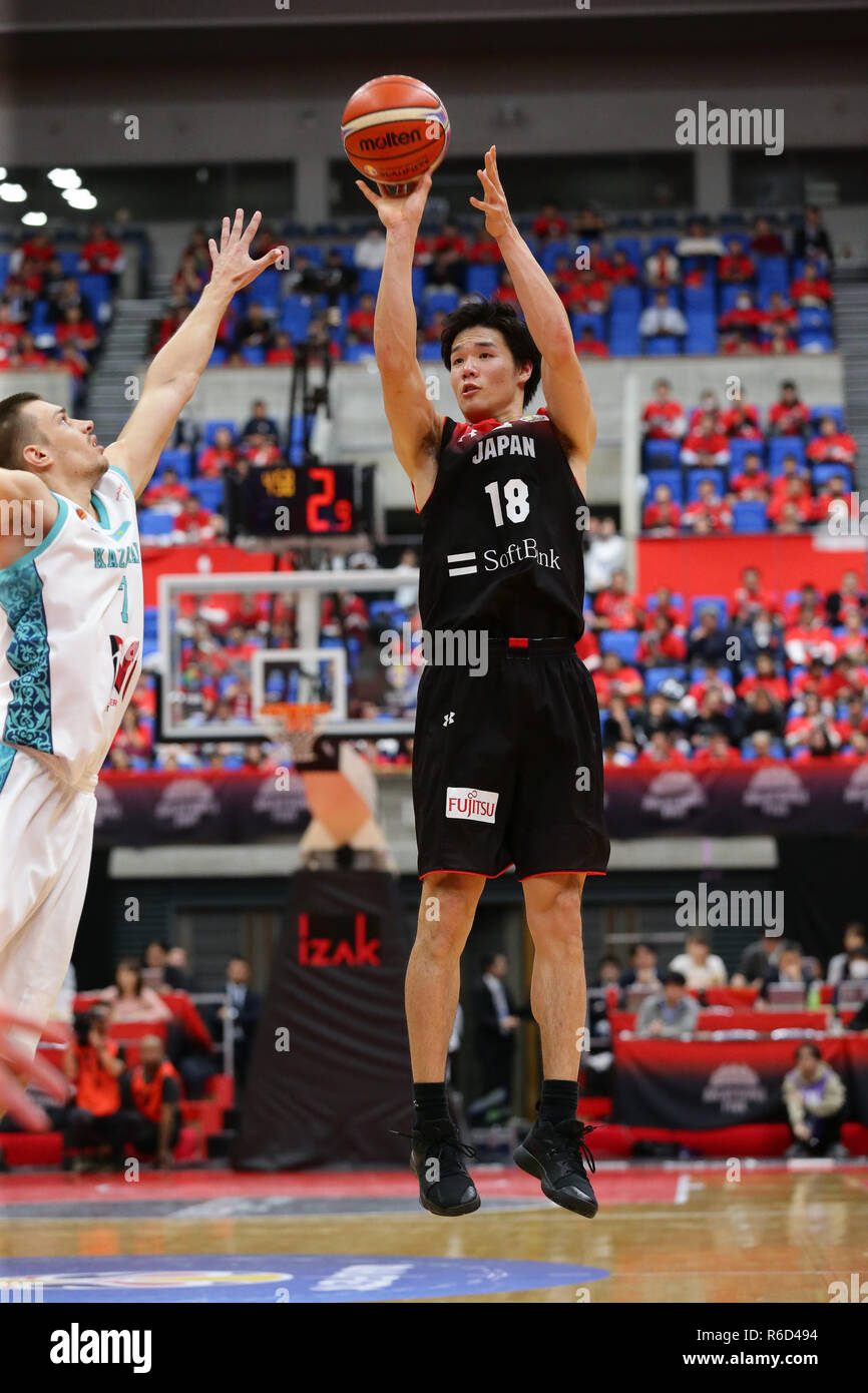 Toyama, Japan. 3rd Dec, 2018. Japan's Yudai Baba during the FIBA ...