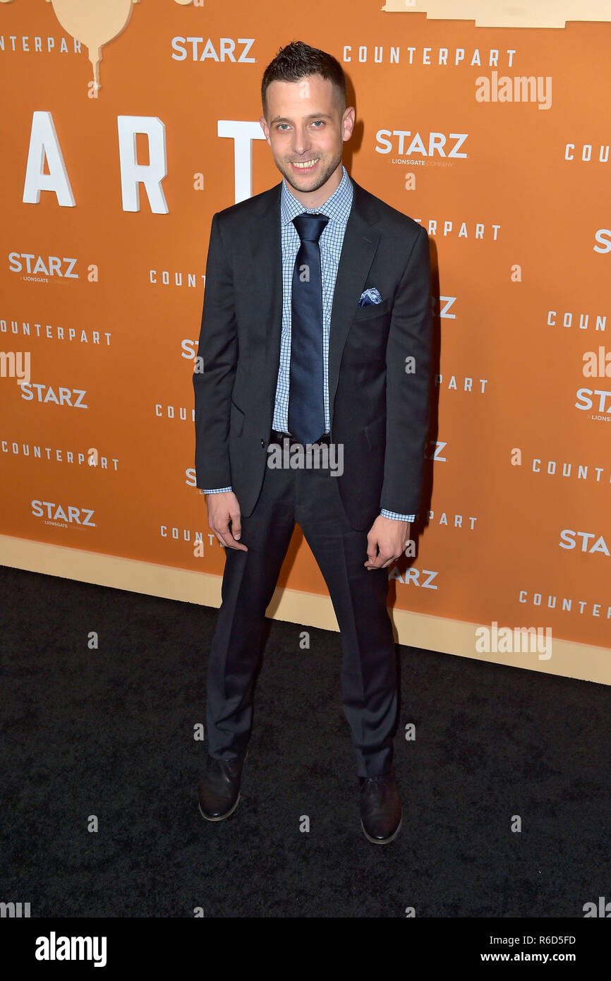 Justin Marks at the premiere of the second season of the Starz TV ...