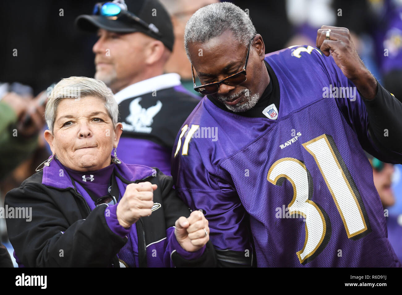 Baltimore, Maryland, USA. 26th Jan, 2016. Ravens fans dance to ...