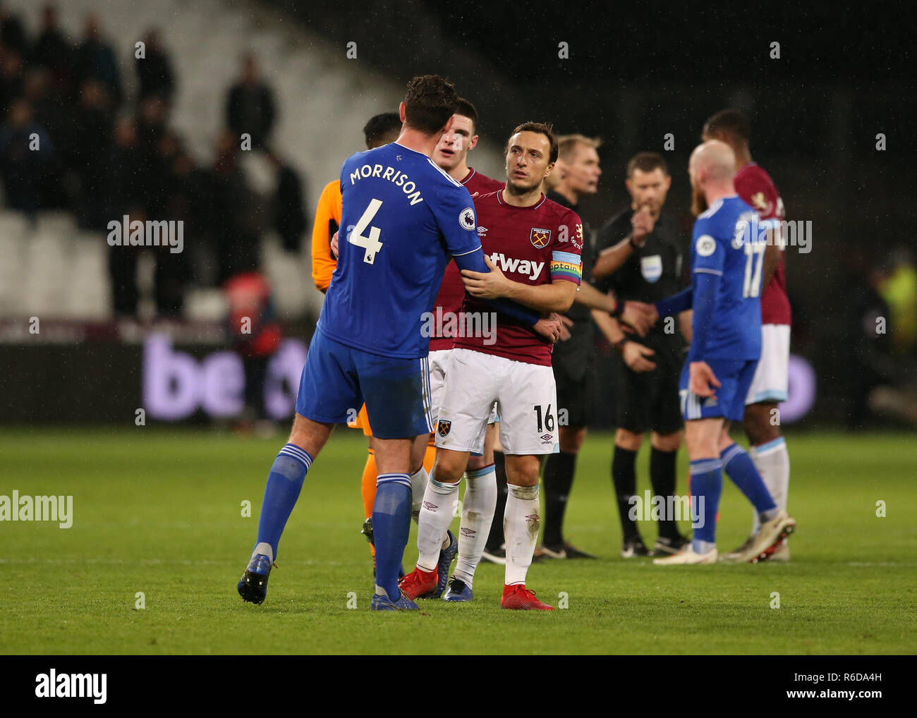 4th December 2018, London Stadium, London, England; EPL Premier League ...