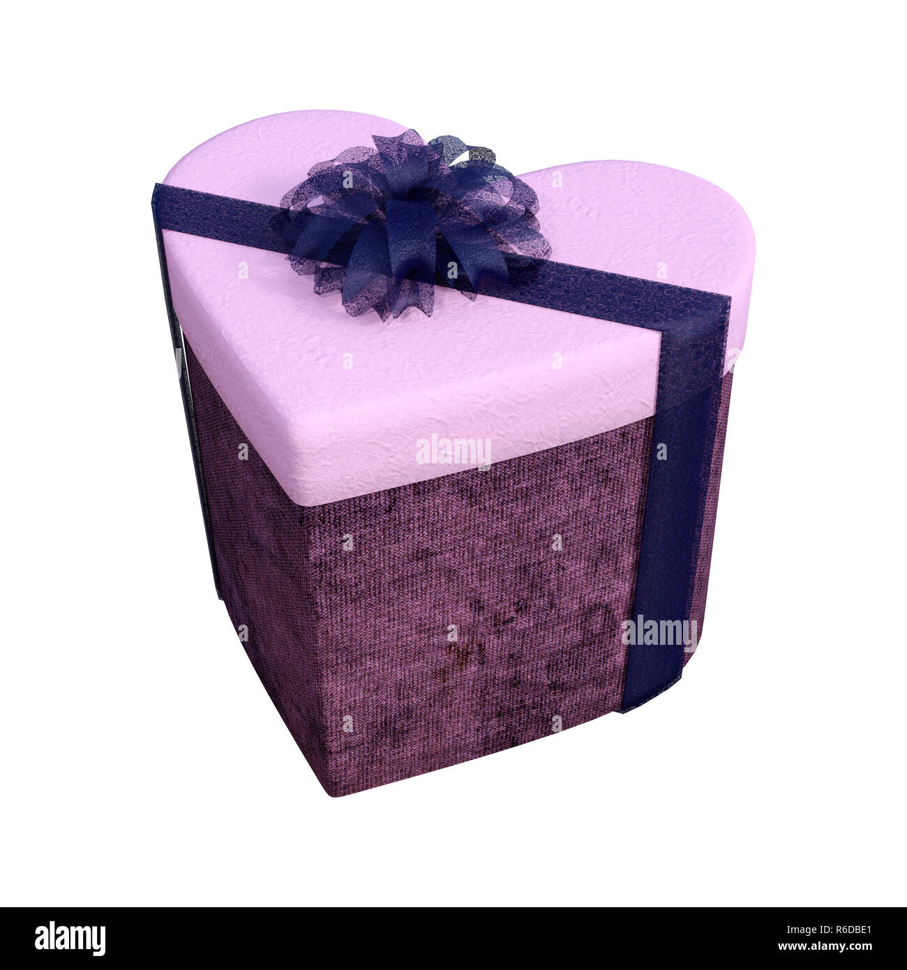 Purple box heart on Cut Out Stock Images & Pictures - Alamy