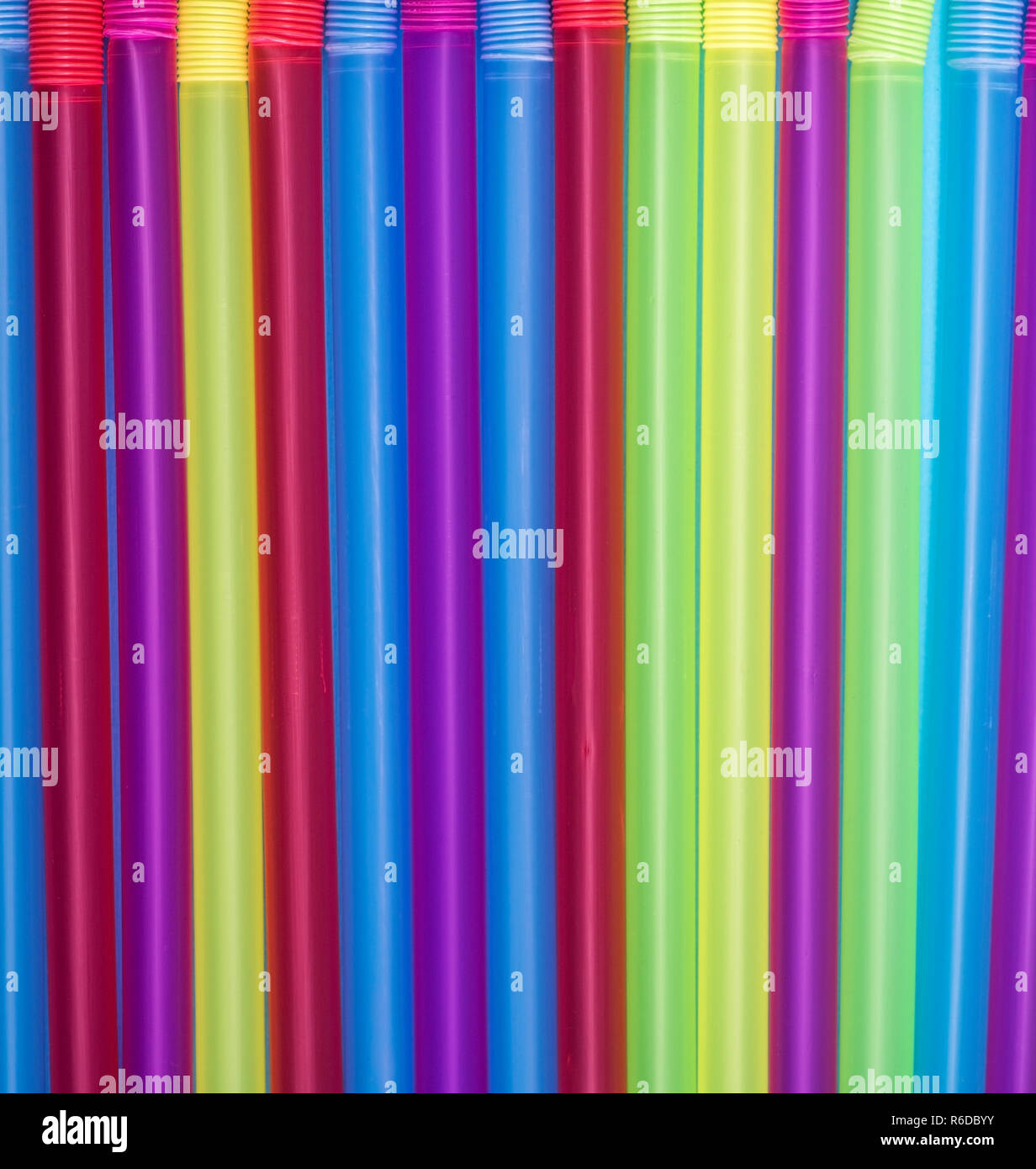 multi-colored plastic cocktail straws Stock Photo - Alamy