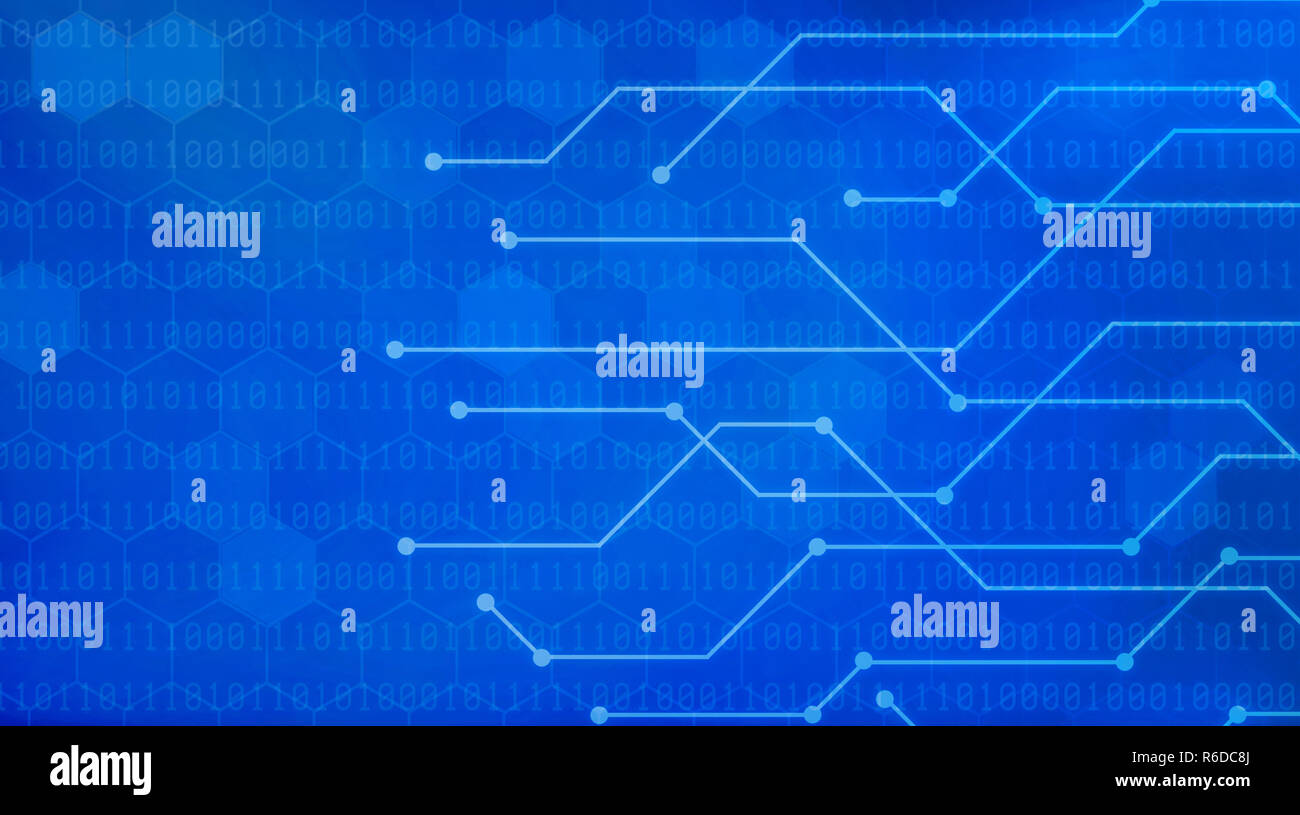 blue background - digitization Stock Photo - Alamy