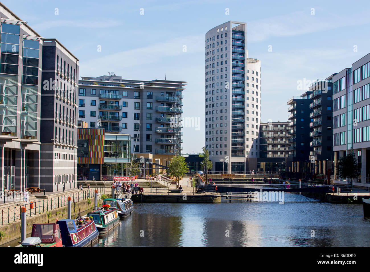 Leeds Dock at Clarence Dock in Leeds Stock Photo - Alamy