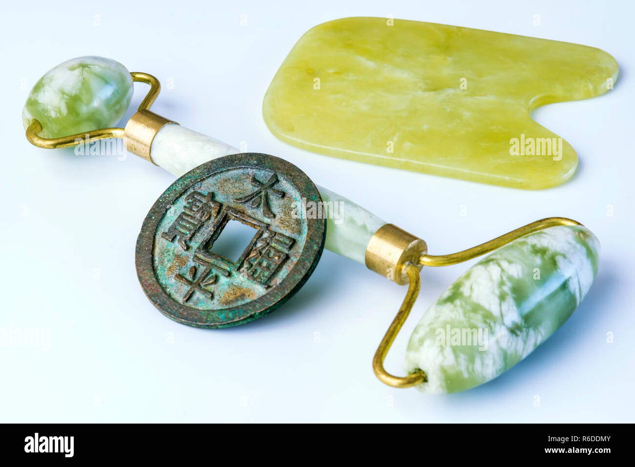 Massage Tool Made Of Jade Stock Photo - Alamy