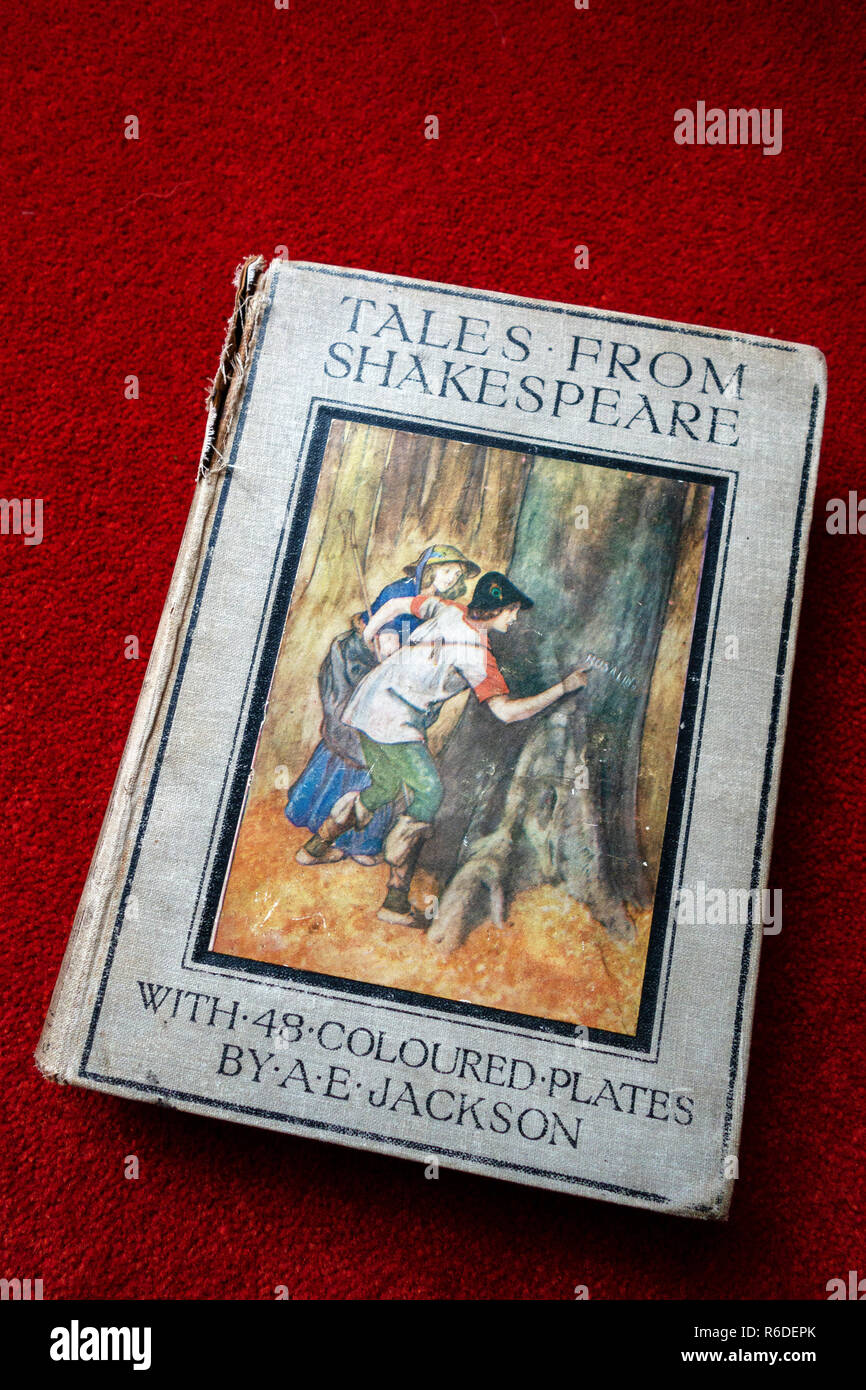 Old Volume of a Author William Shakespeare books called Tales from ...