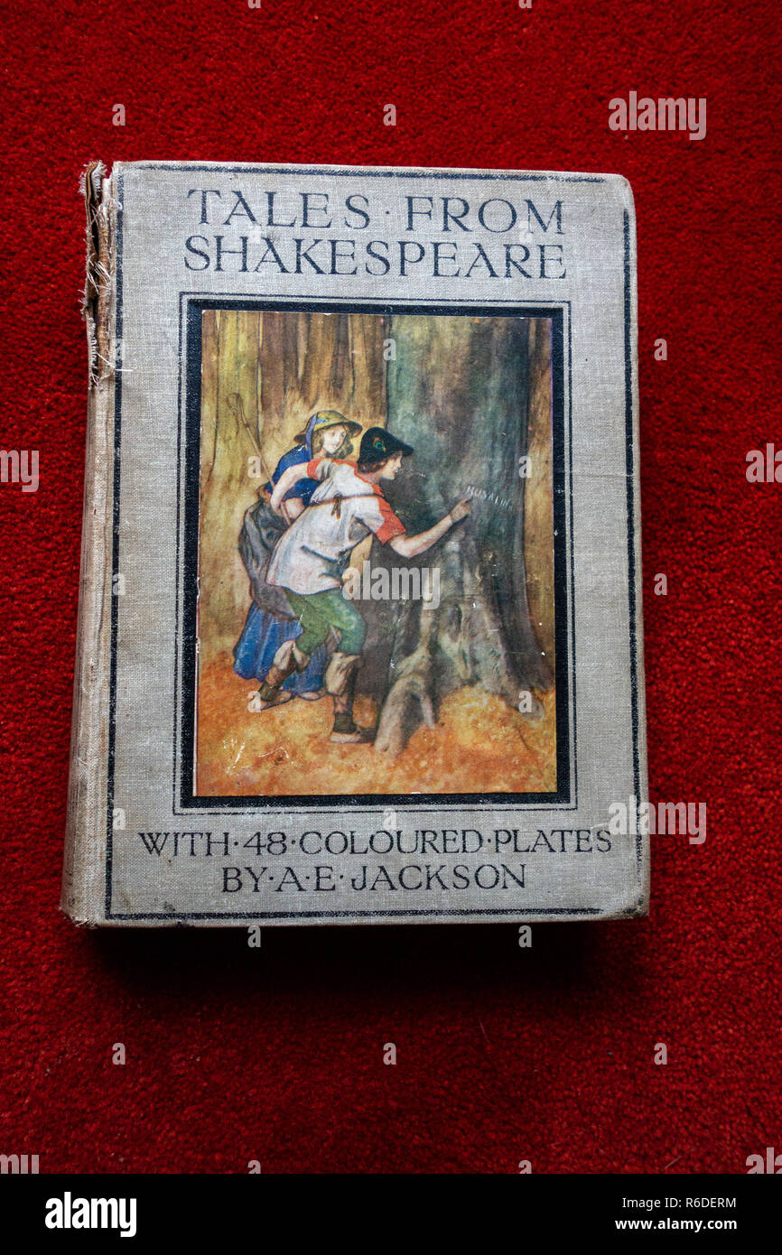 Old Volume of a Author William Shakespeare books called Tales from ...