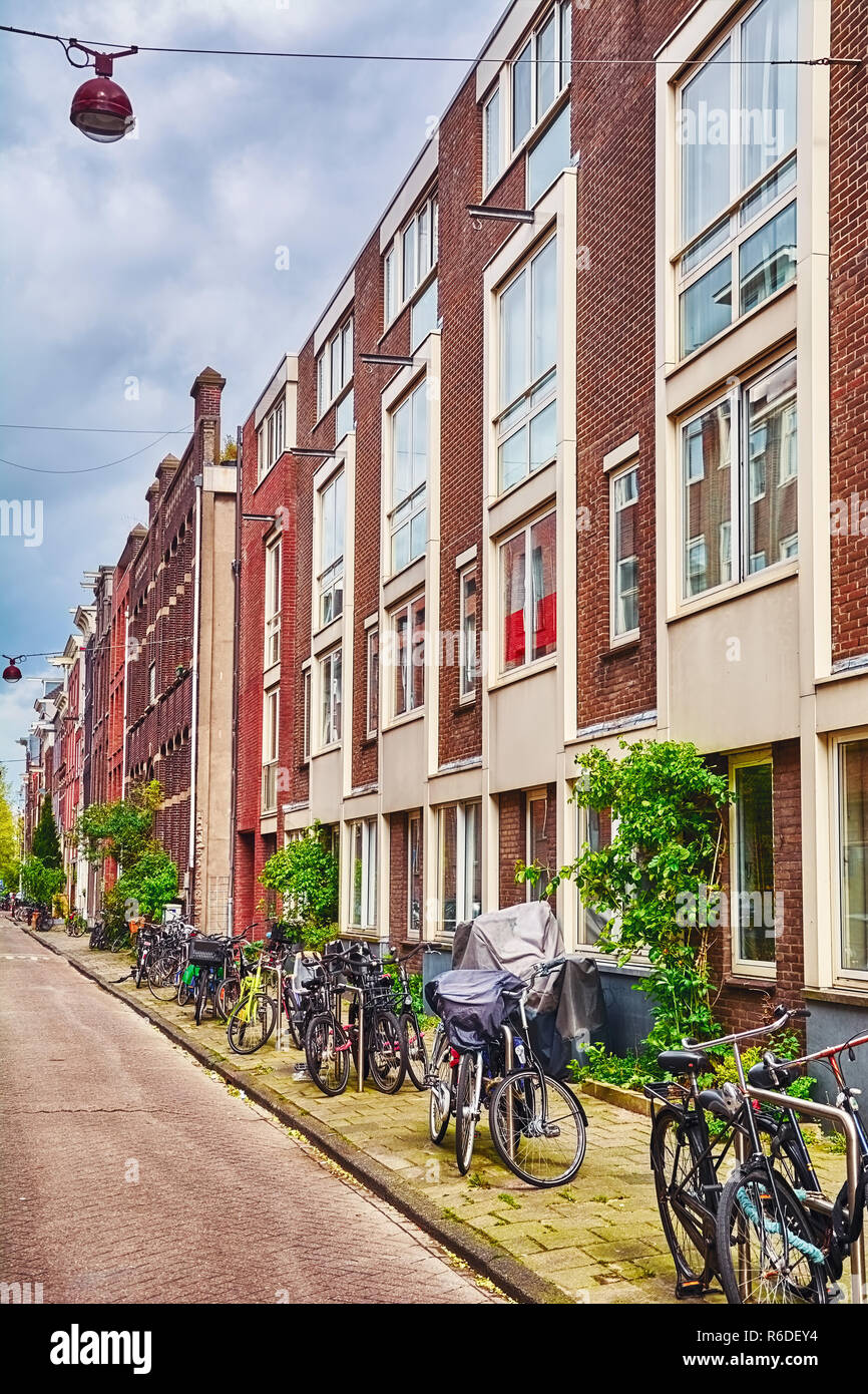 Street in Amsterdam Stock Photo - Alamy