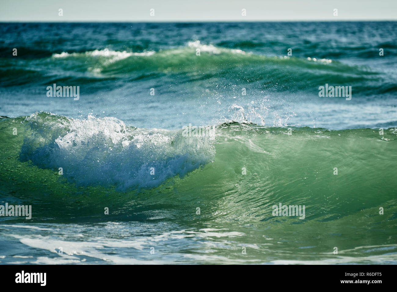 wave sea splashes Stock Photo - Alamy