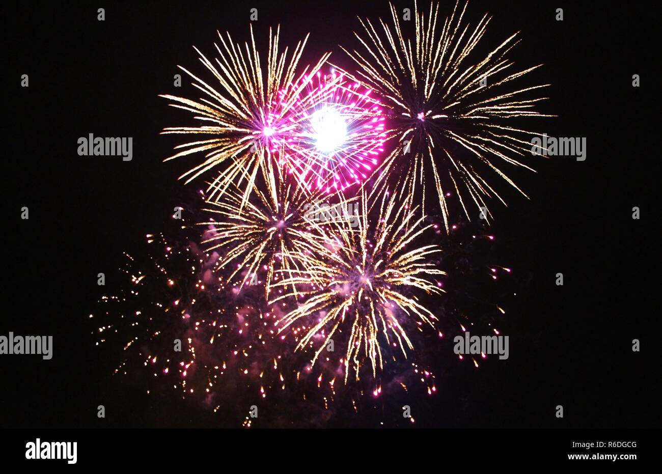 large Fireworks Display event Stock Photo - Alamy