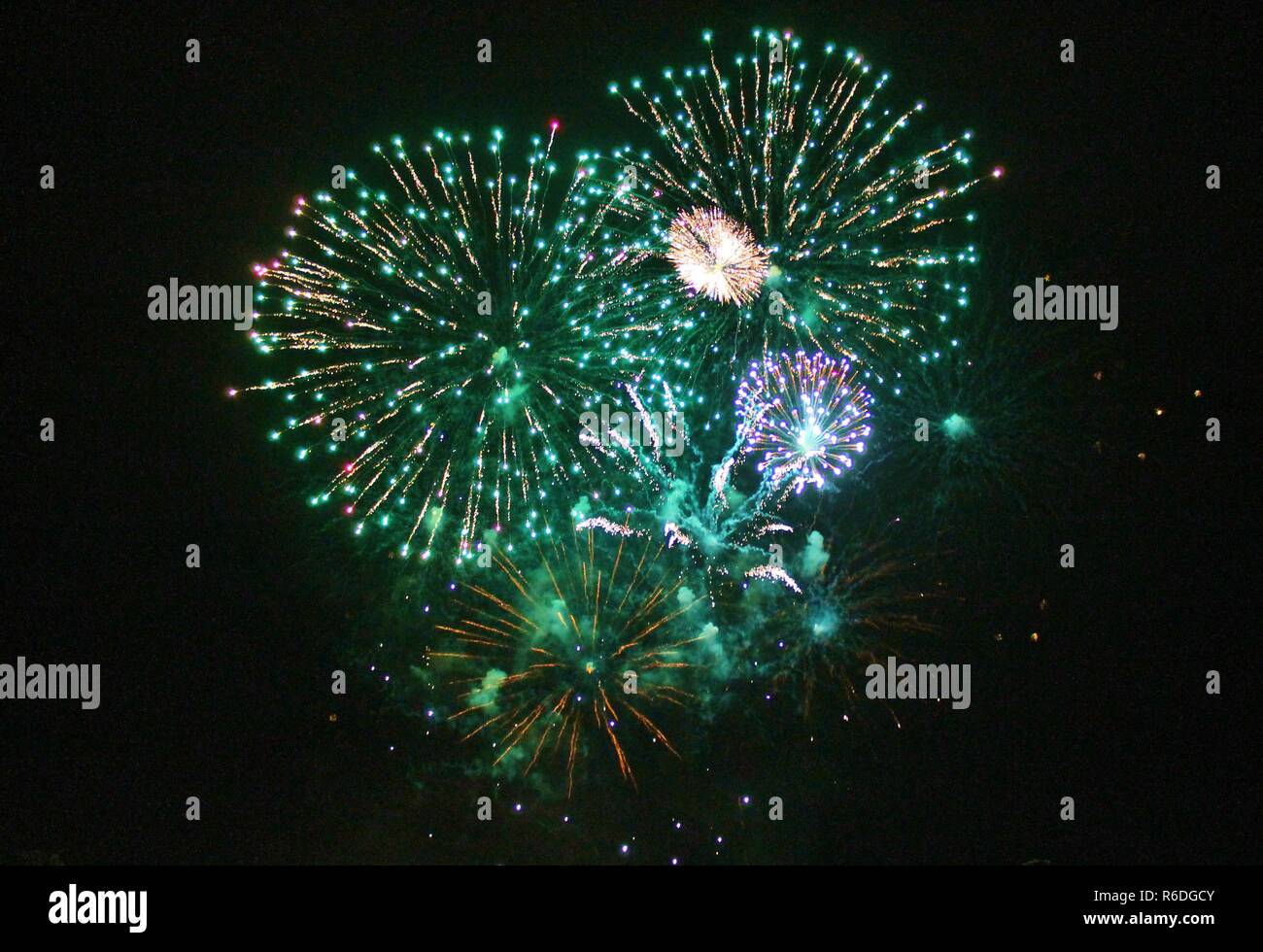 large Fireworks Display event Stock Photo - Alamy