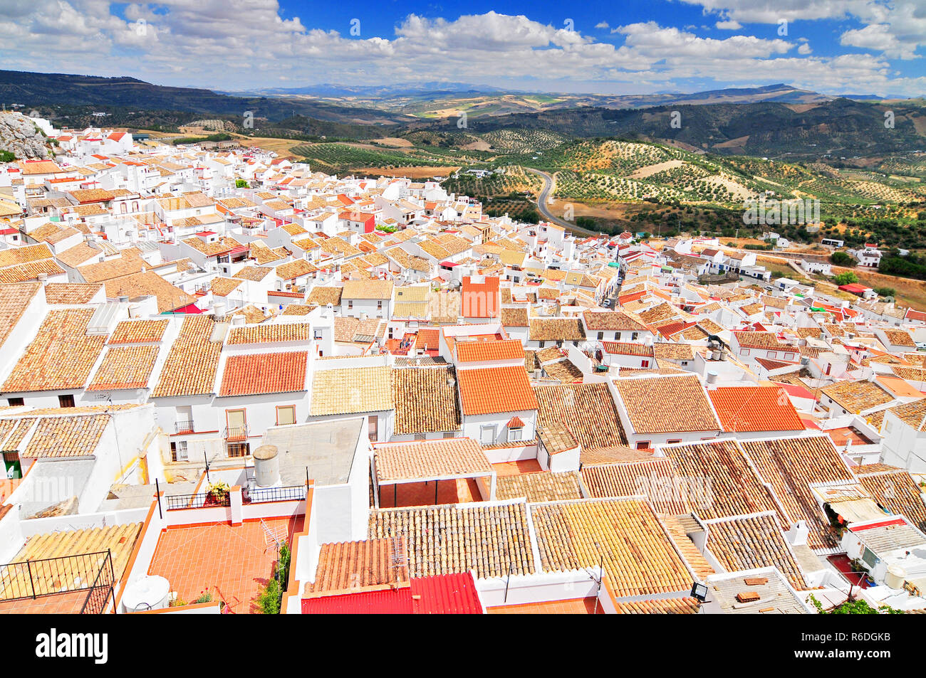 Olvera as seen castle hi-res stock photography and images - Alamy
