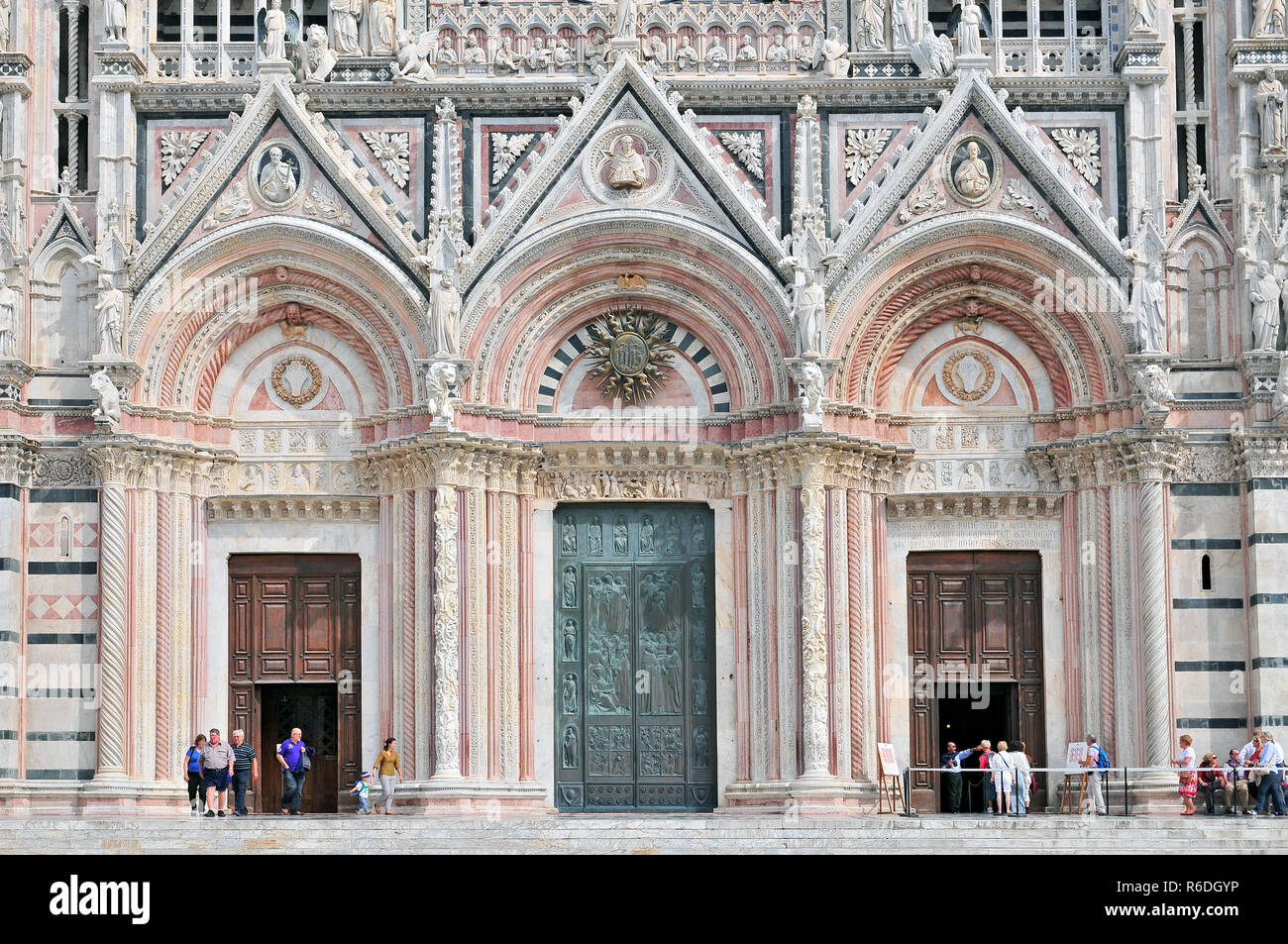 Main Front Of Cathedral, Siena, Tuscany, Italy Stock Photo - Alamy