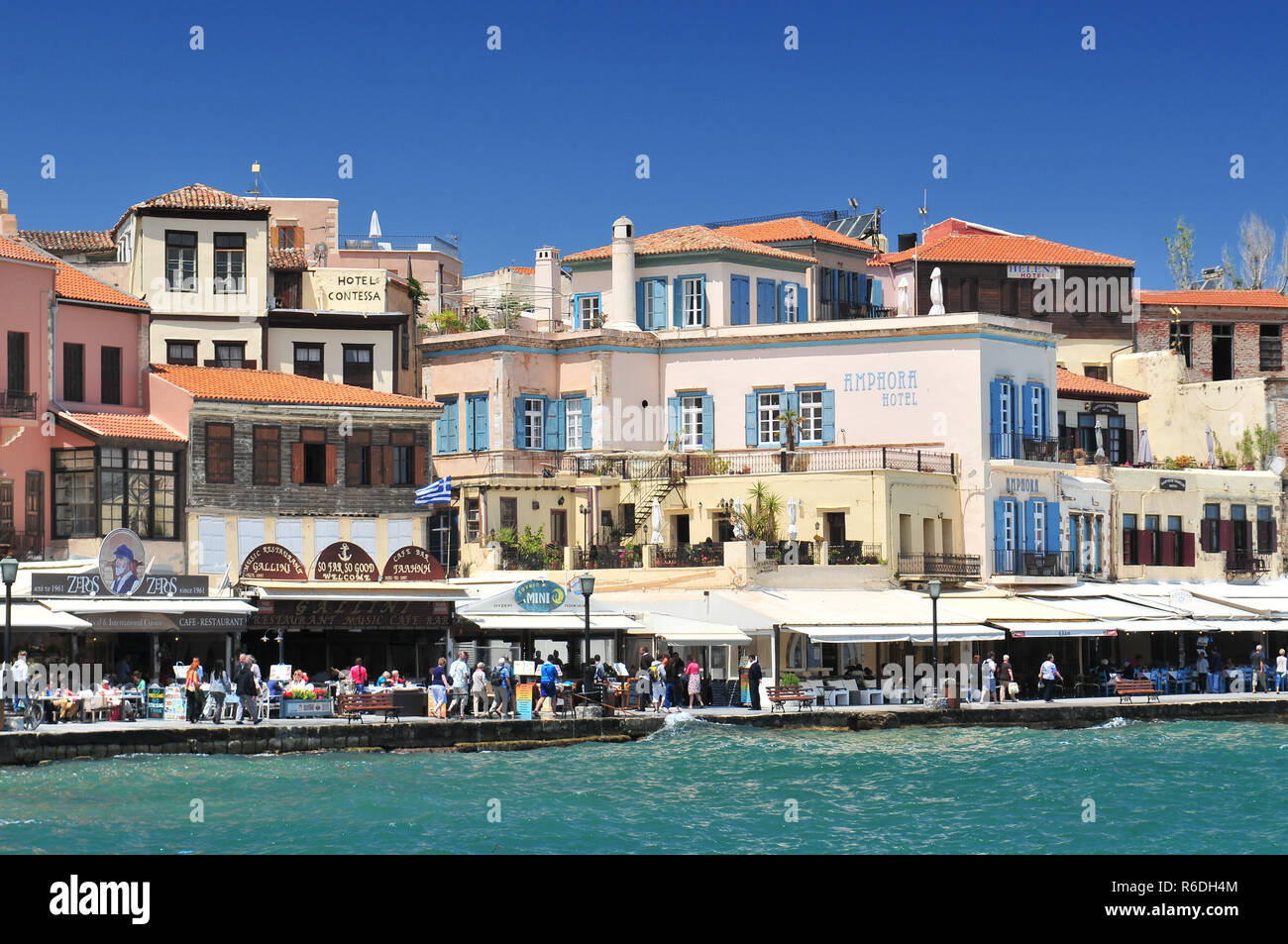 Old venetian harbour chania chania hi-res stock photography and images ...