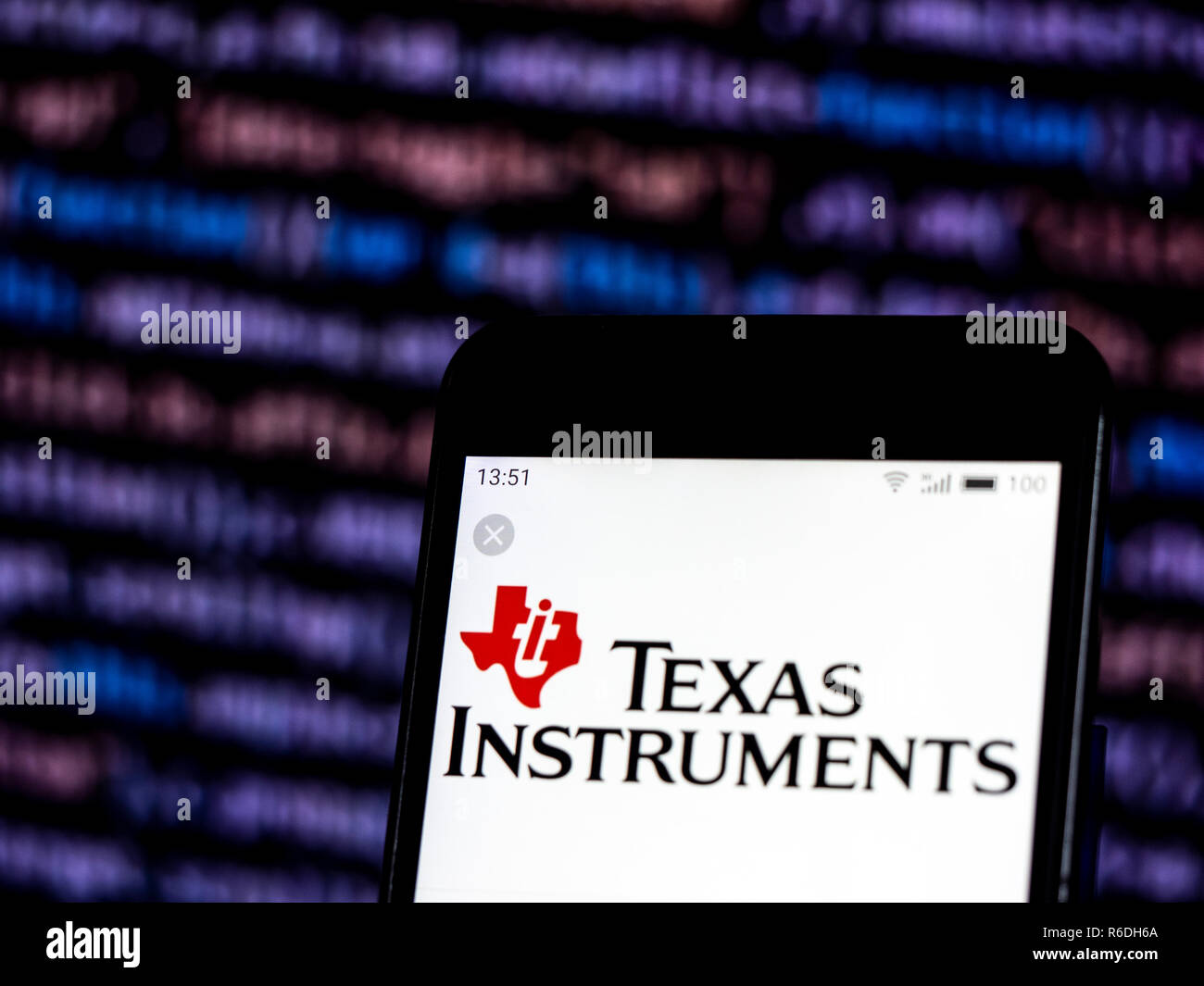 Texas Instruments Logo Stock Photos & Texas Instruments Logo Stock ...