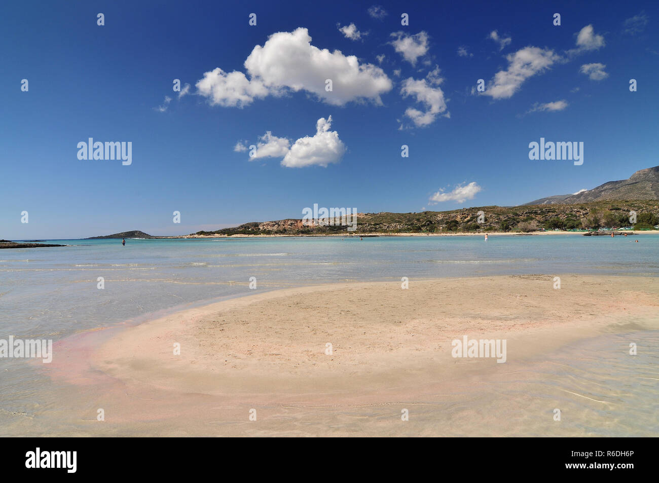 Elafonisos Beach On The South-West Coast Of Crete Island In Greece ...