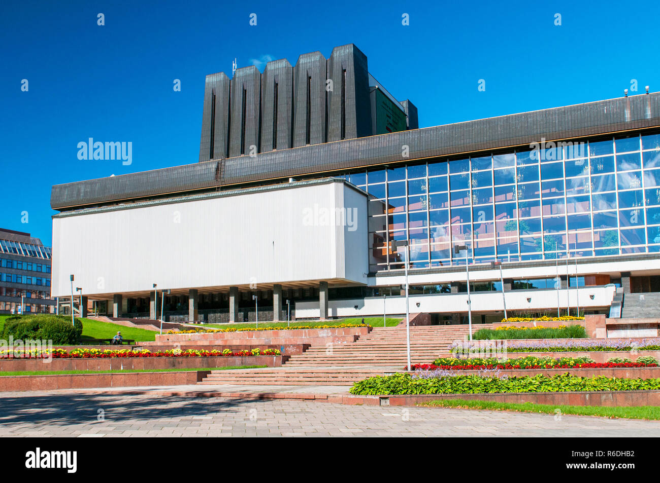 Lithuanian National Opera And Ballet Theatre Vilnius City Stock Photo ...