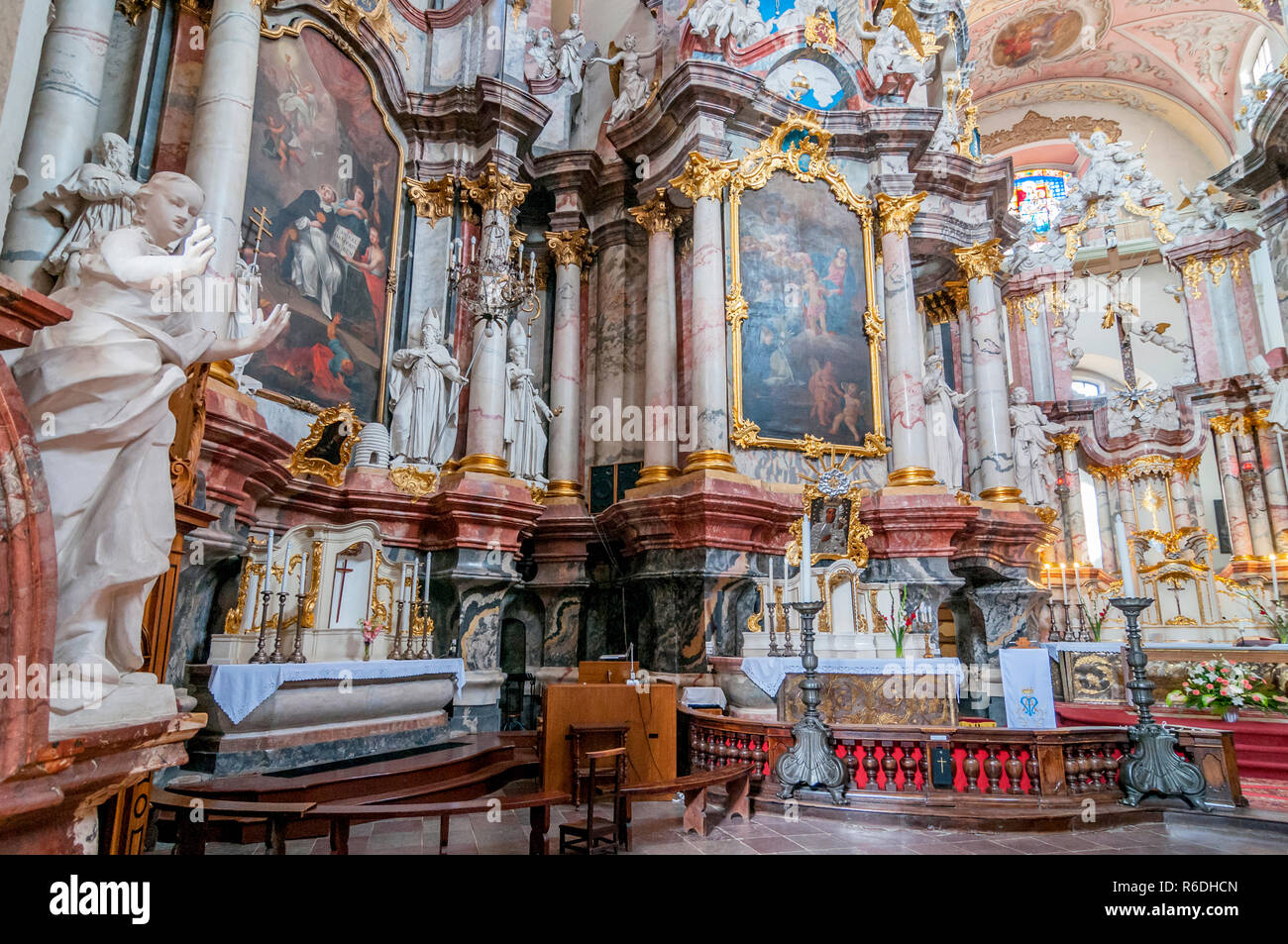 Interior Of The Dominican Church Of The Holy Spirit, Dominikonu Street ...