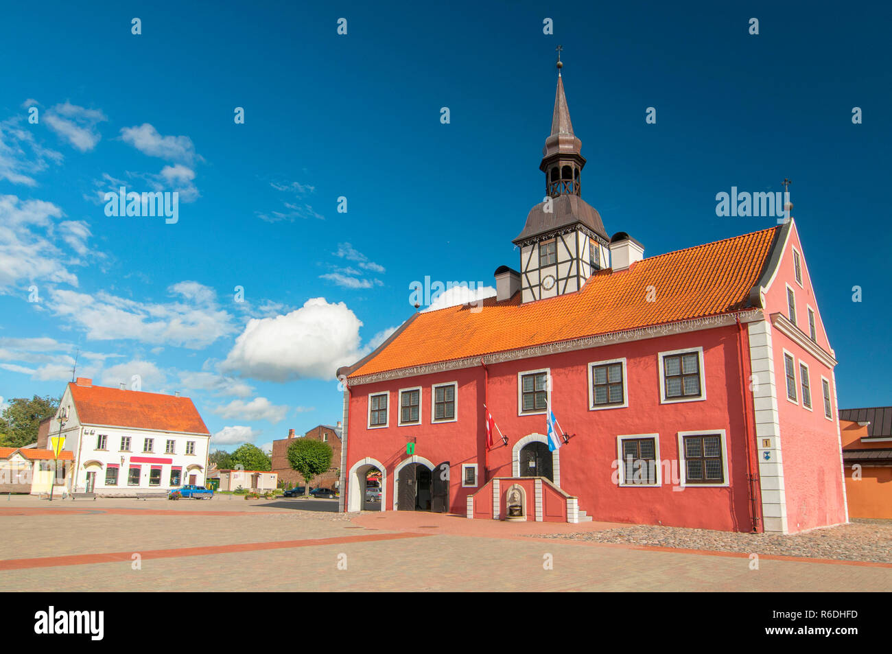 Old Bauska Town Hall, Latvia Stock Photo - Alamy
