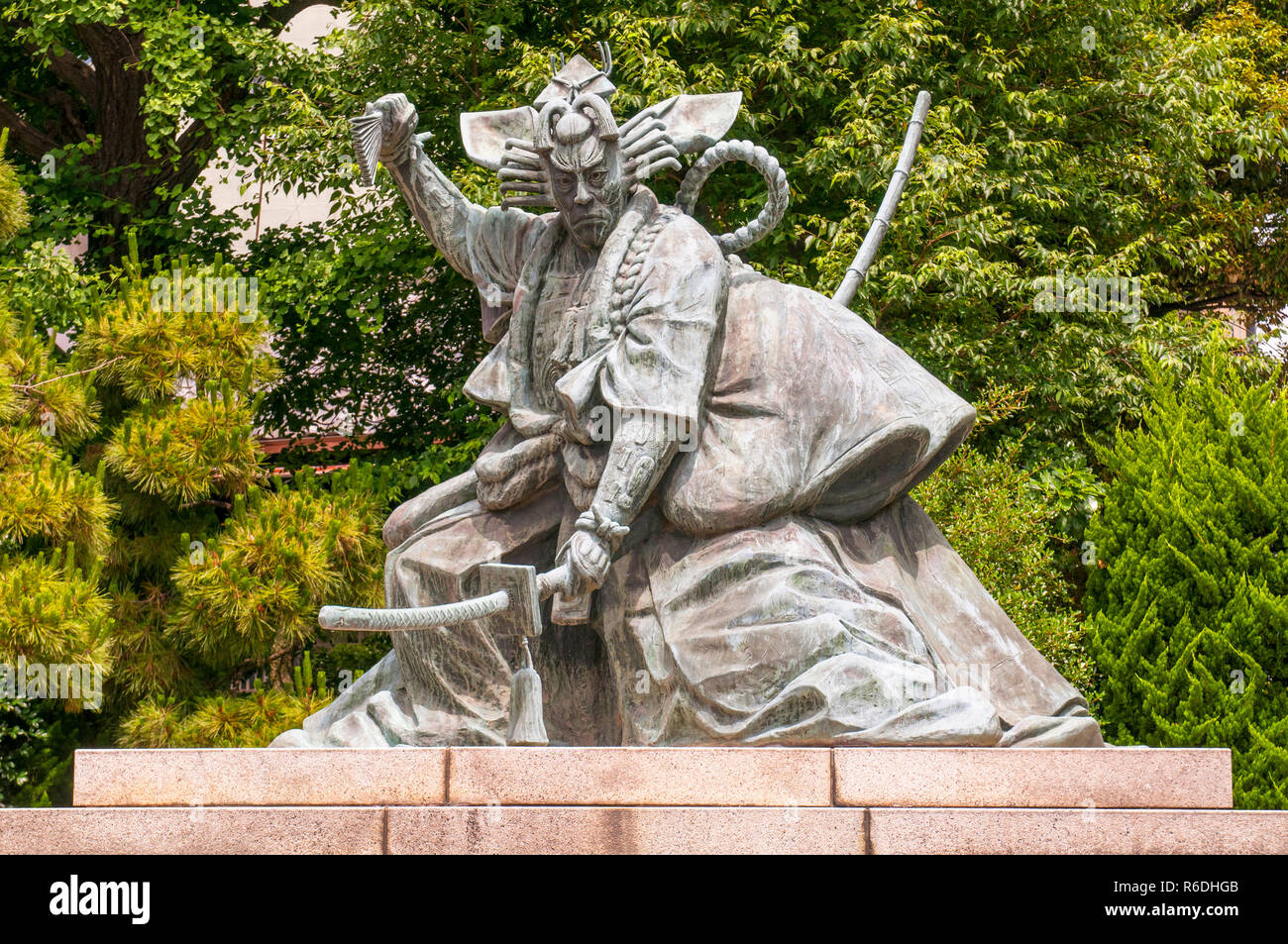 Ichikawa Danjuro Statue In Tokyo, Japan Danjuro Was A Famous Kabuki ...