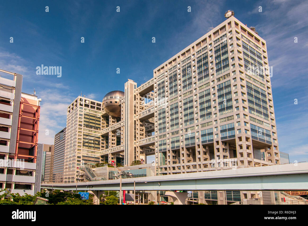 Fuji Tv Studios Building At Odaiba Island Was Designed By Famous Kenzo ...