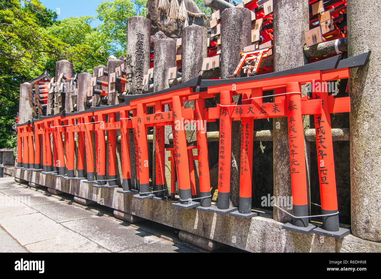 A Small Shrine On The Hill At Fushimi-Inari Taisha Shinto Shrine, Kyoto ...