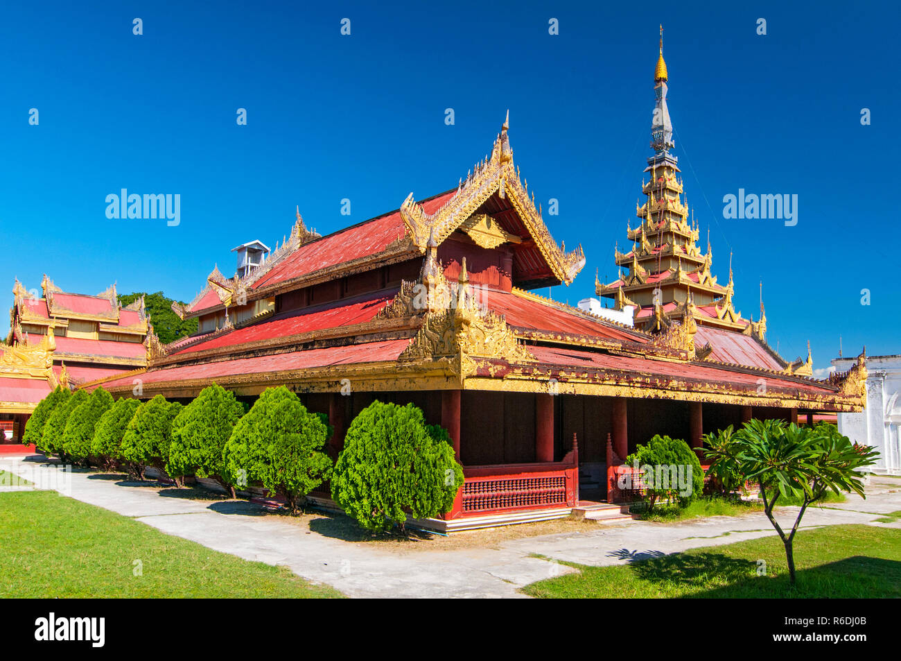 The Mandalay Palace, Located In Mandalay, Myanmar, Is The Last Royal ...