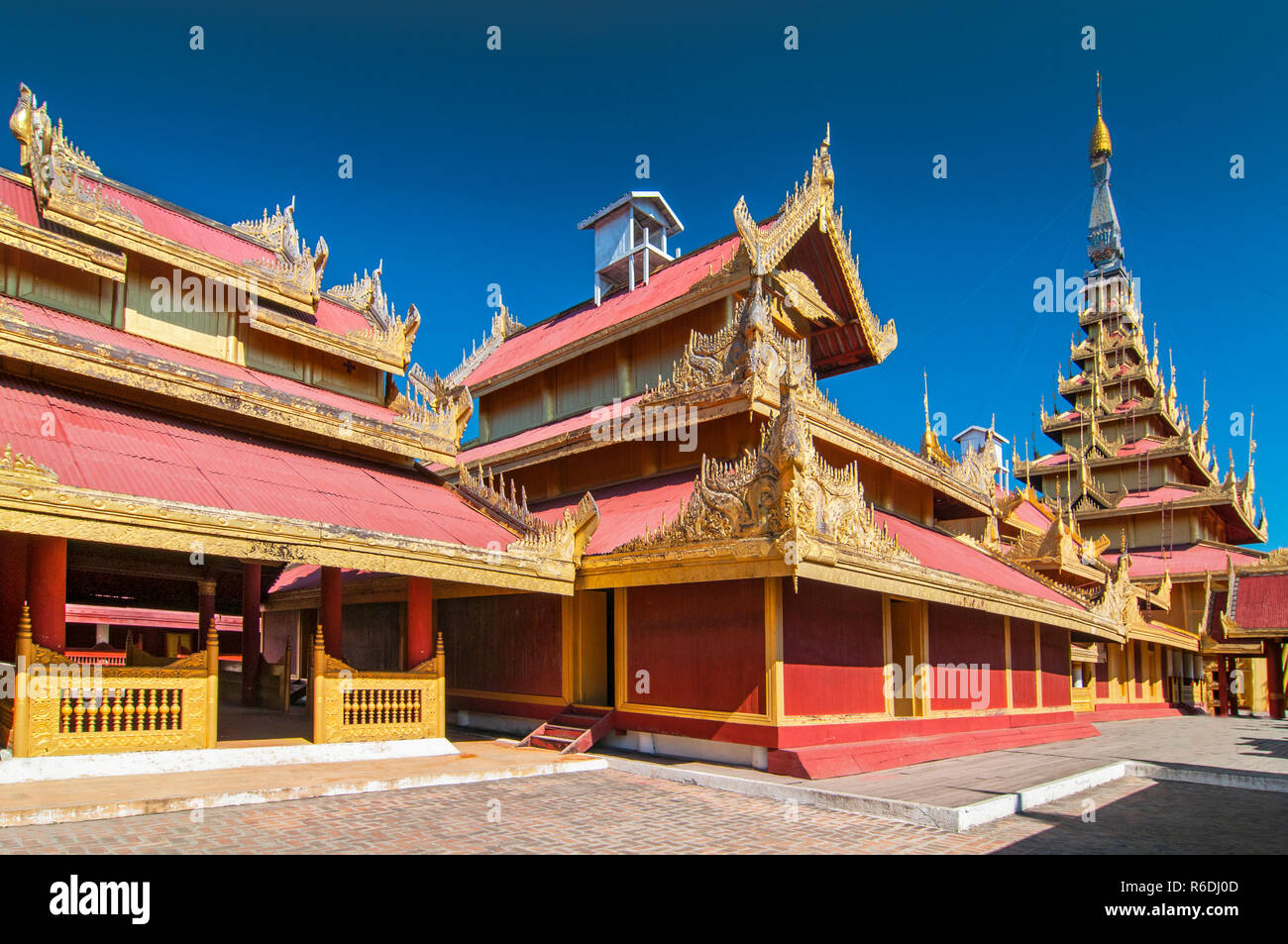 The Mandalay Palace, Located In Mandalay, Myanmar, Is The Last Royal ...
