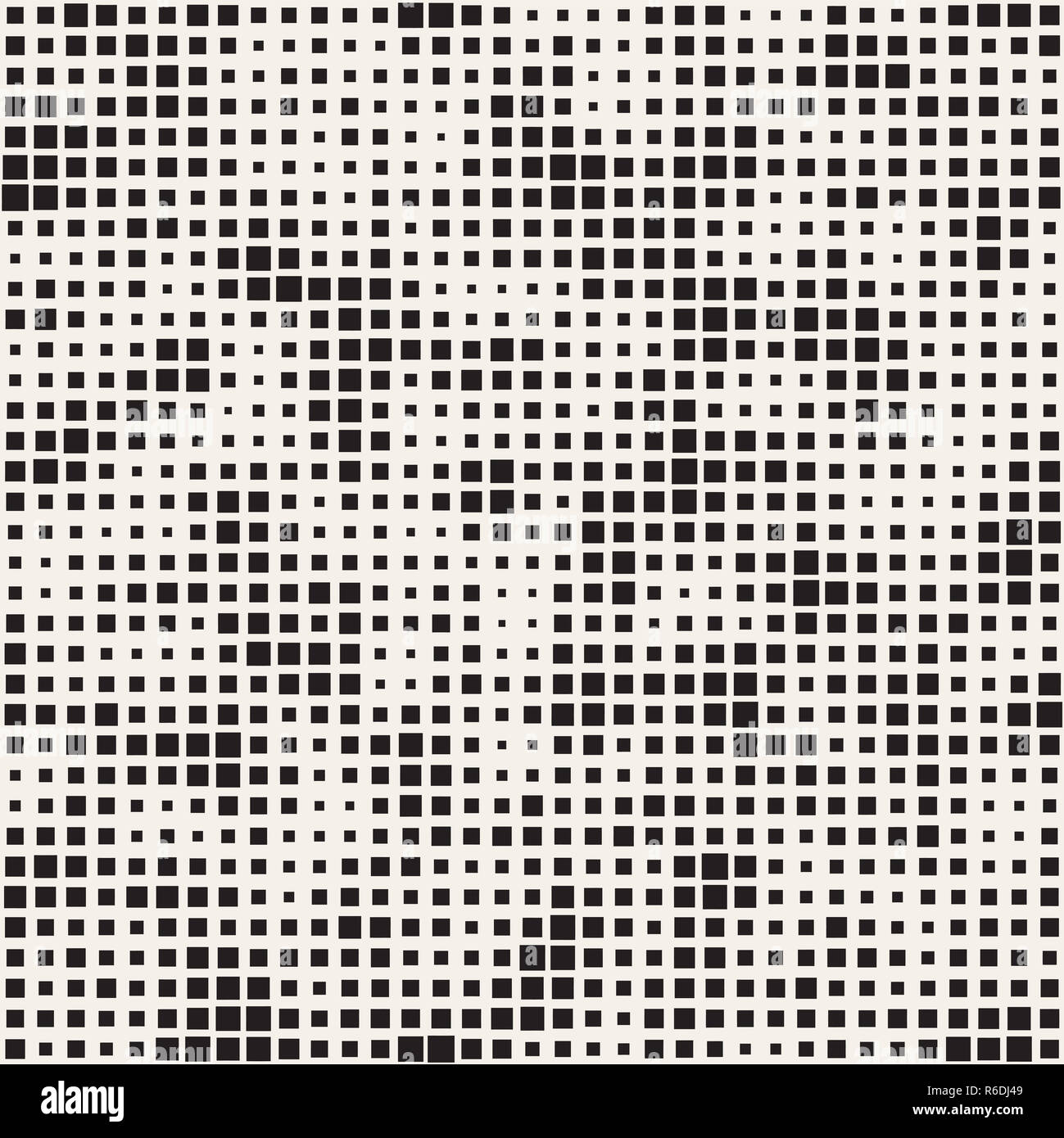 Modern Stylish Halftone Texture. Endless Abstract Background With Random Size Squares. Vector ...