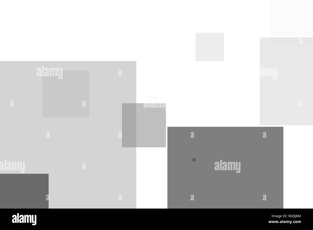 Abstract grey squares illustration background Stock Photo - Alamy