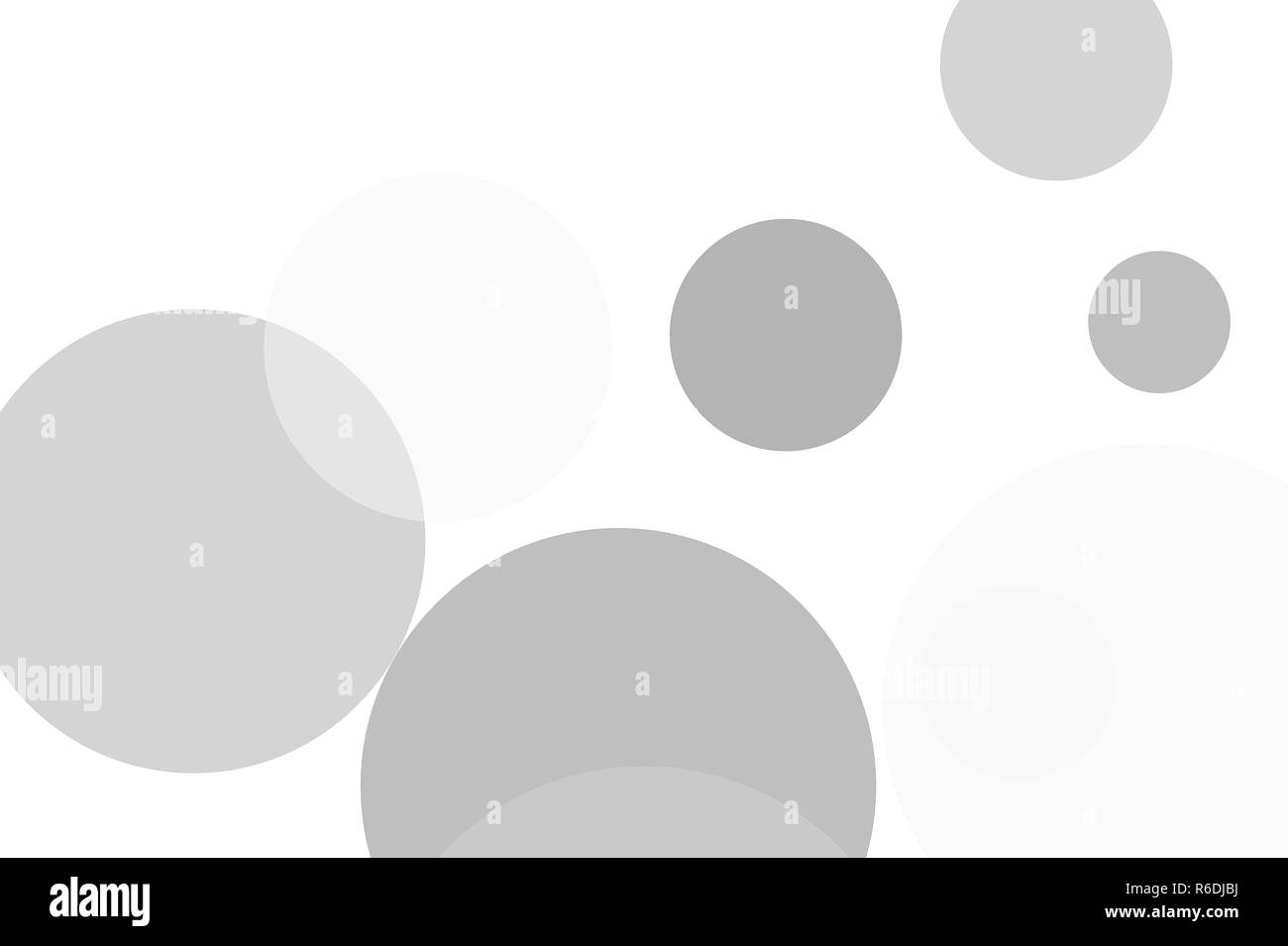 Abstract grey circles illustration background Stock Photo - Alamy