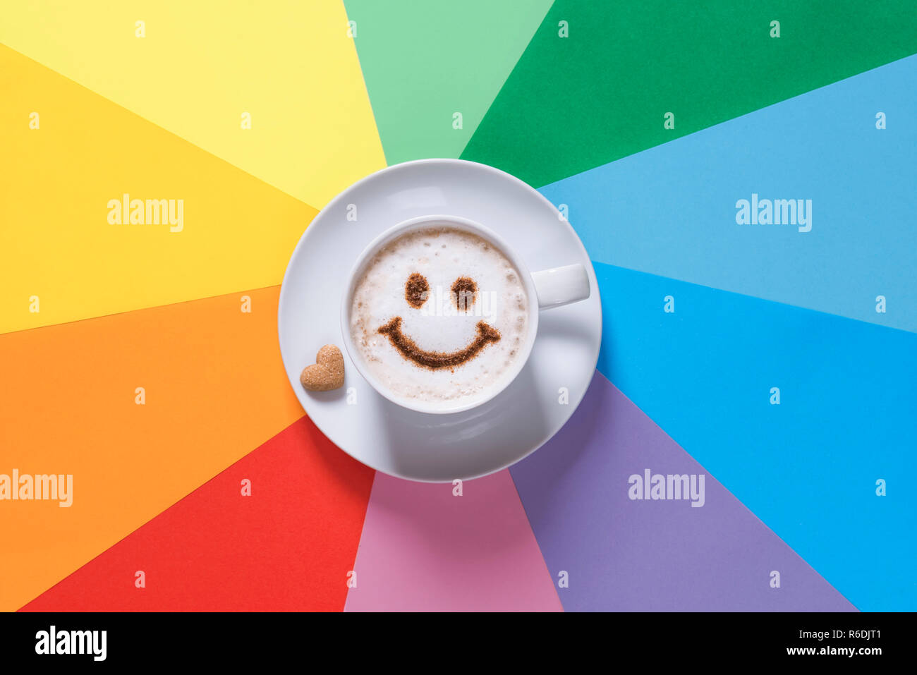 Coffee break cappuccino smiley face hi-res stock photography and images ...