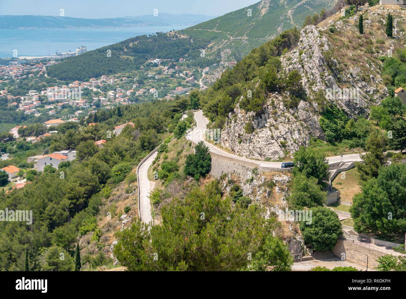 Fort Klis near Split - Croatia Stock Photo - Alamy