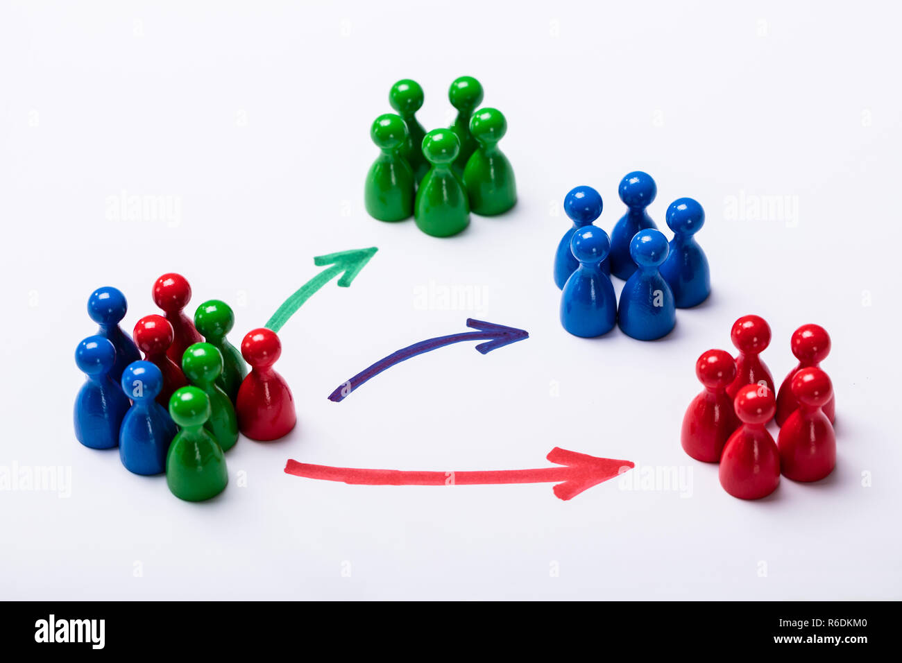 Separate groups of people hi-res stock photography and images - Alamy