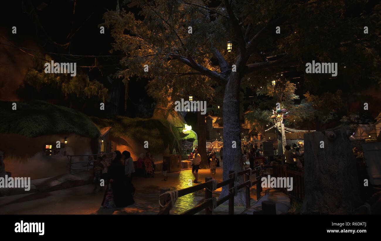Territory of the amusement Shrek in DreamWorks in Motiongate at Dubai ...