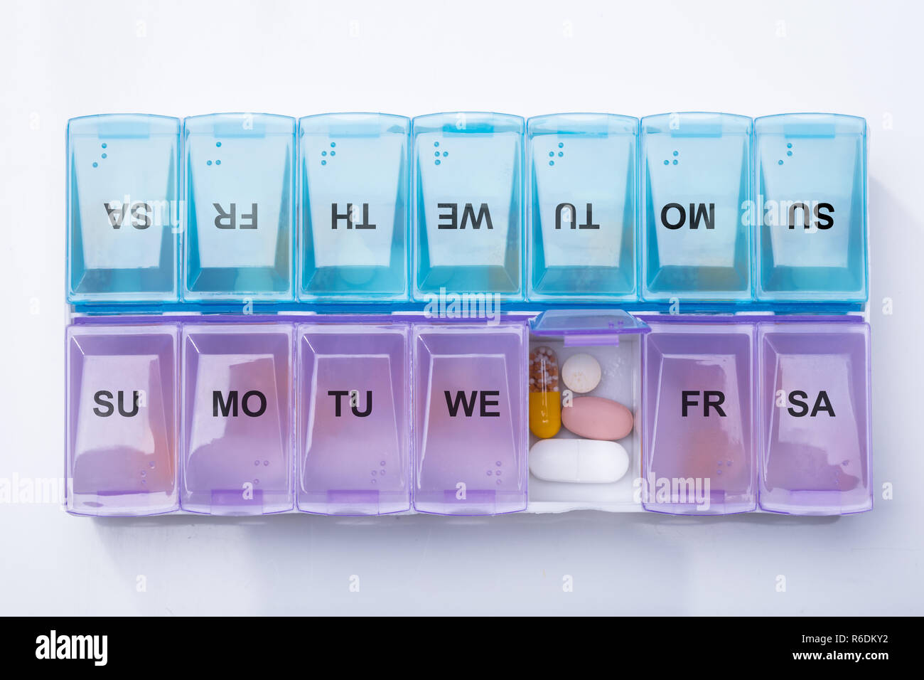 Daily pill boxes hi-res stock photography and images - Alamy