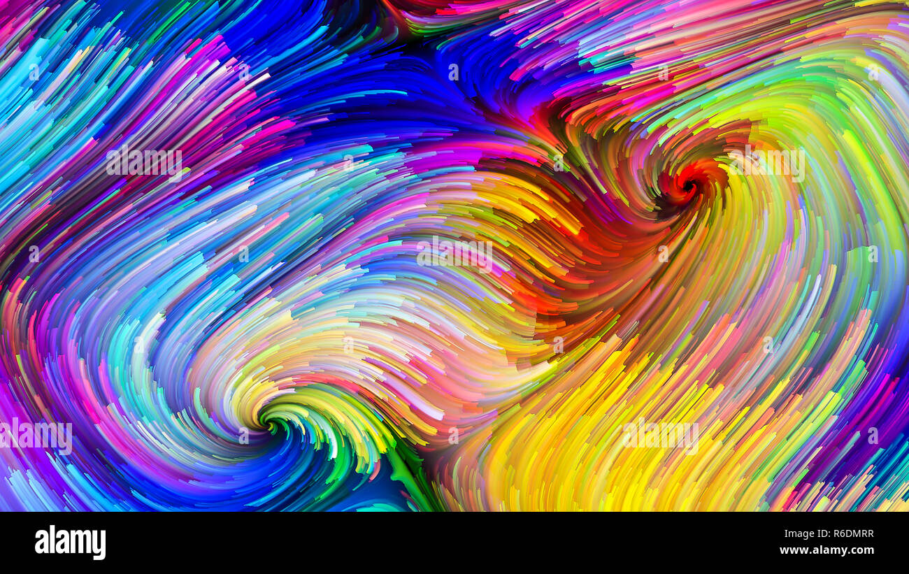 Computing Digital Paint Stock Photo - Alamy