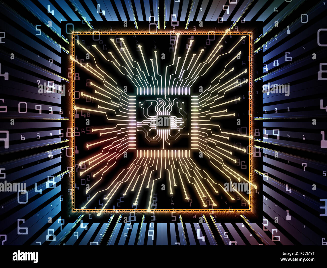 Evolving Computer CPU Stock Photo - Alamy