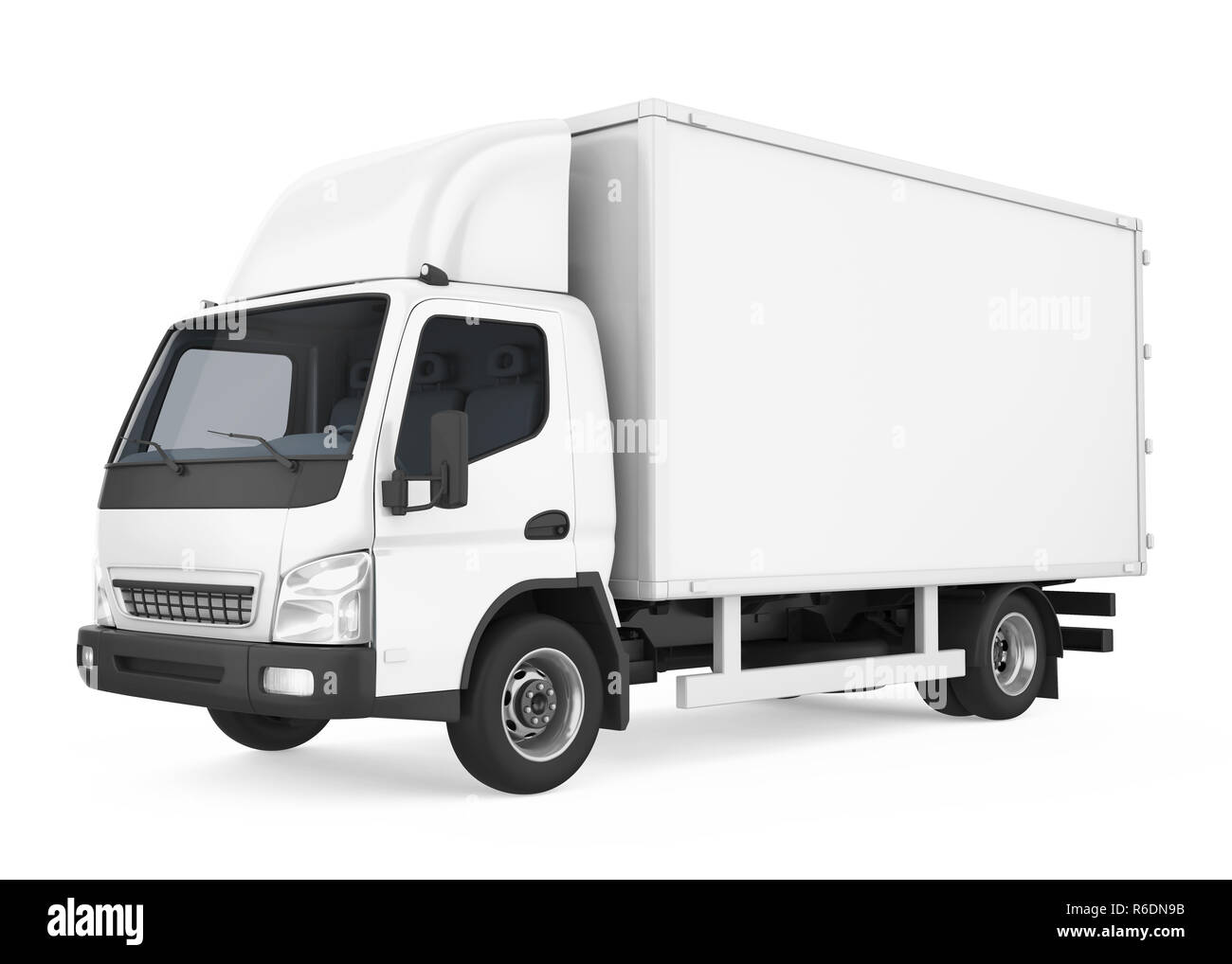 Delivery Van Isolated Stock Photo - Alamy