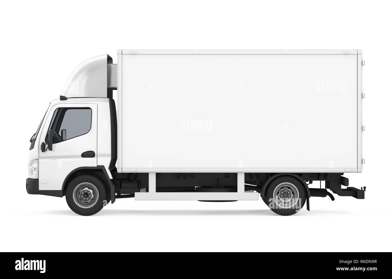 Delivery Van Isolated Stock Photo - Alamy