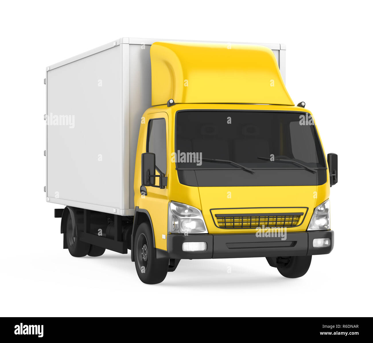 Delivery Van Isolated Stock Photo - Alamy