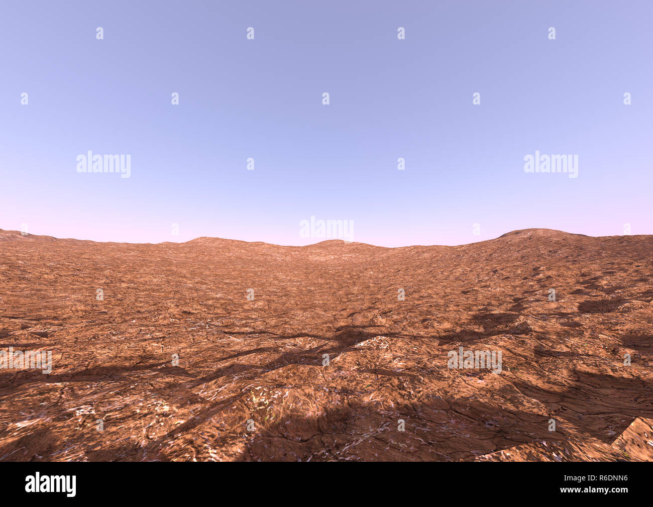 3D Rendering Desert Landscape Stock Photo - Alamy