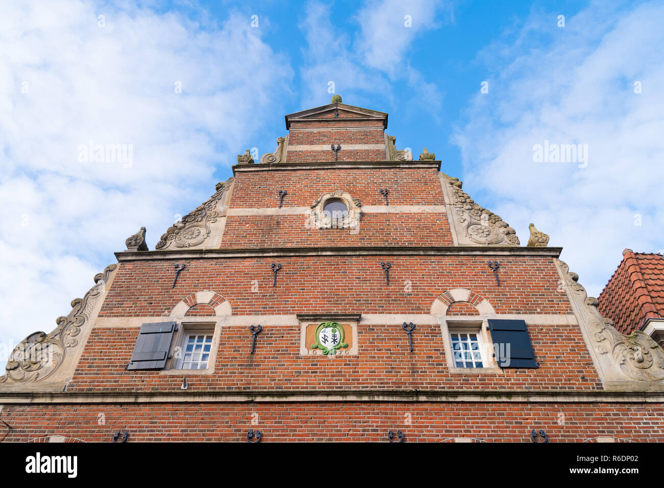 Dutch style stepped gable house hi-res stock photography and images - Alamy