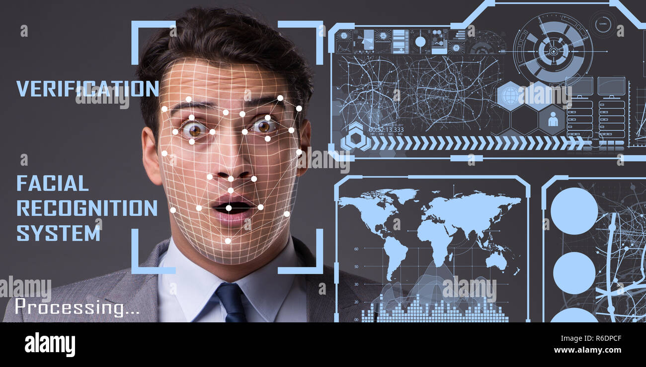 Concept of face recognition software and hardware Stock Photo - Alamy