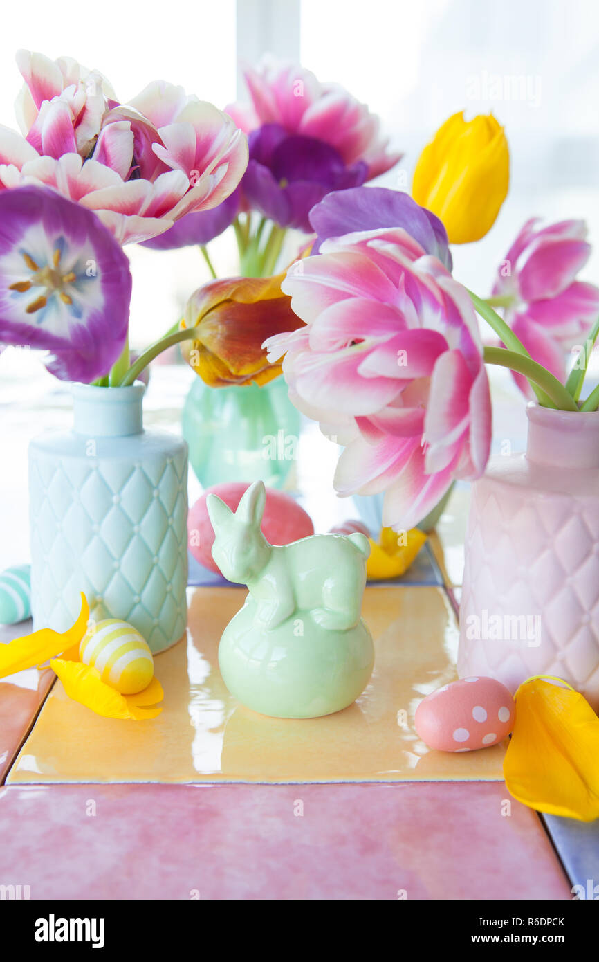 colorful decoration for easter Stock Photo - Alamy