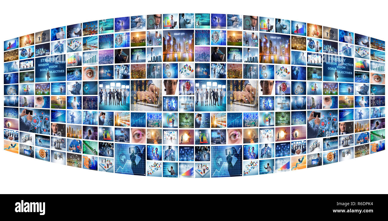 Collage of various business concepts Stock Photo - Alamy