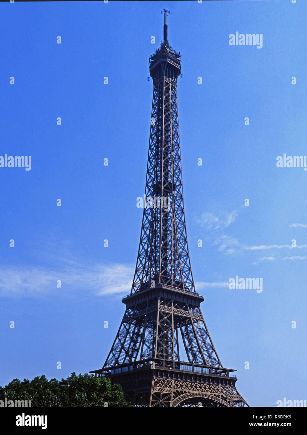 France.Paris.The Eiffel Tower. When completed in 1889 it was, at 984 ...