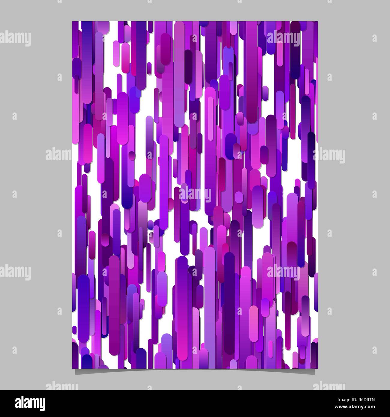 Purple modern vertical gradient rounded stripe pattern page background template Stock Vector ...
